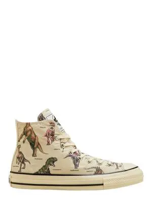 CONVERSE Chuck Taylor All Star Aged DP Hi Jurassic Park All Over Print Natural