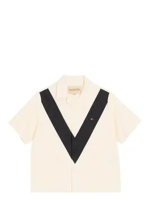 Valentino Garavani Cotton Vlogo Shirt - White