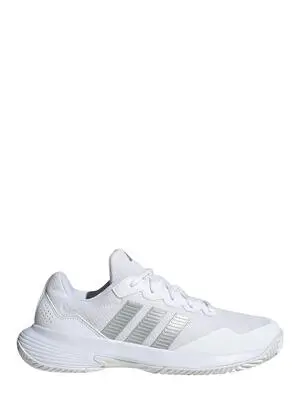 Adidas Gamecourt 2 Athletic Sneakers - Cloud White/silver Metallic