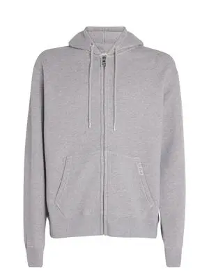 JW Anderson Cotton Zip-up Hoodie - Navy