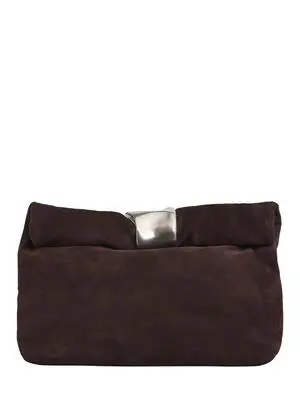 STAUD Suede Cuff Clutch