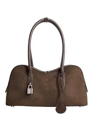 Stella McCartney Vegan Suede Ryder Shoulder Bag - Brown