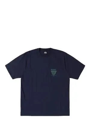 StÜssy Dragon Tee Shirt - Navy Blue