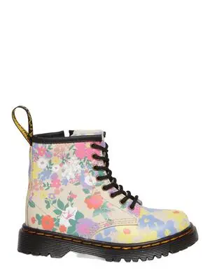 DR. MARTENS Floral Lace Up Boots