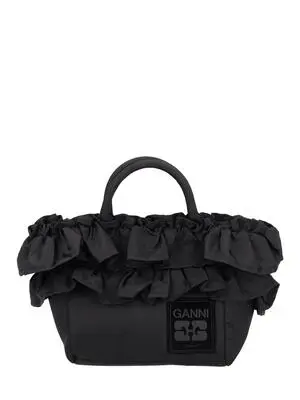 GANNI Logo Bag - Black