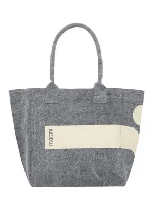 Isabel Marant Yenky Small Tote Bag - Grey