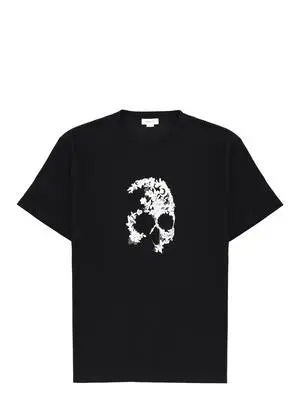 Alexander McQueen Skull Motif" T-shirt - Black