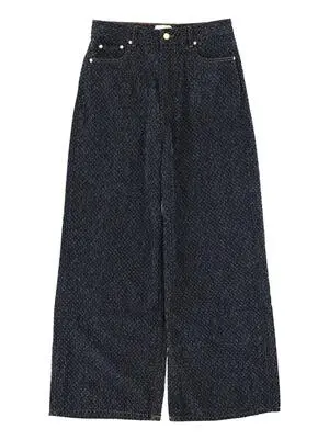 GANNI Tweed Jeans - Denim