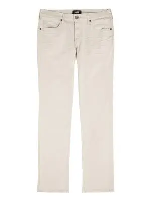 Paige Federal Slim Straight-leg Jeans - Ecru