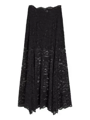 Rabanne Stretch-lace Maxi Skirt - Black