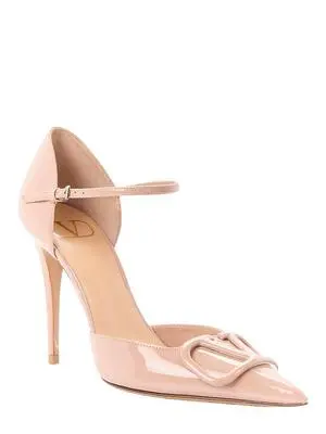 Valentino Garavani Vlogo D'orsay Pumps - Dusty Rose