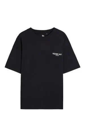 REPRESENT Team 247 Logo-print Jersey T-shirt - Black