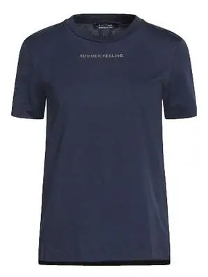 Max Mara Cotton Jersey T-shirt - Navy