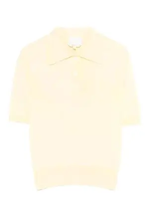 A.p.c. Logo-detail Polo Top - Yellow