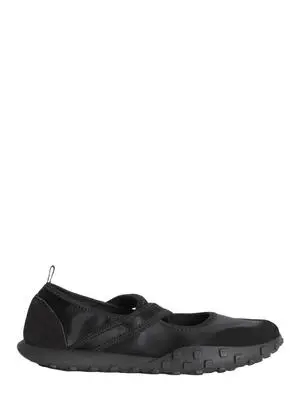 JIL SANDER Moon Cross-over Ballet Flats - Black