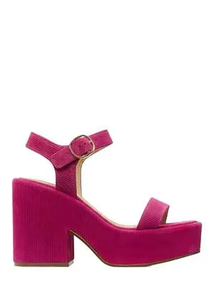 Gabriela Hearst 110mm Iman Platform Sandals - Pink