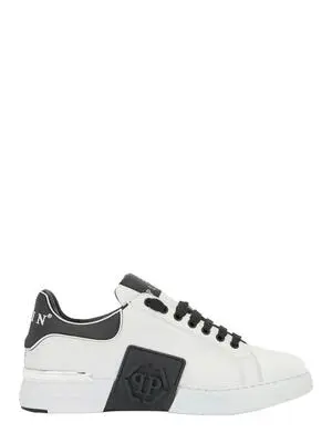 Philipp Plein Logo Plaque Low-top Trainers - White