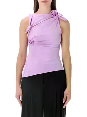 Coperni Floral-knot Top - Purple