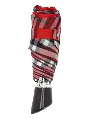BURBERRY Checked Folding Umbrella