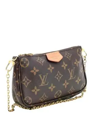 LOUIS VUITTON Multi Pochette Accessoires Monogram Canvas Small Pouch - Brown