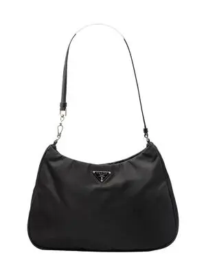Prada 2000-2013 Tessuto Cleo Shoulder Bag - Black