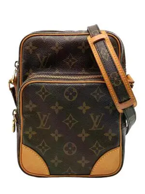 LOUIS VUITTON 2001 Monogram Amazone Crossbody Bag - Brown