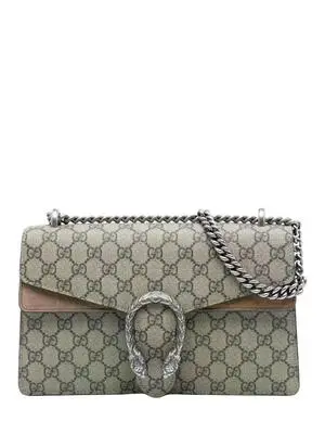 Gucci Gg Supreme Dionysus Shoulder Bag - Brown