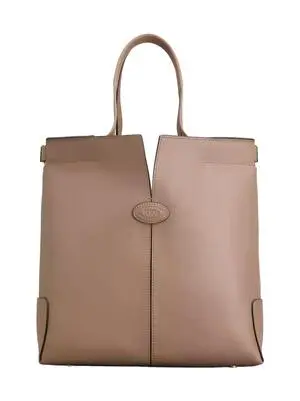 TOD'S Di Folio Shopping Tote - Neutrals