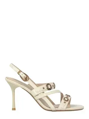 Pinko Studded Strappy Sandals - Neutrals