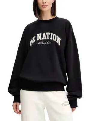 P.E Nation Crew-neck Sweatshirt - Blue