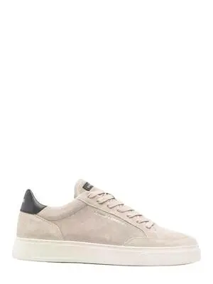 CRIME LONDON Panelled Lace-up Sneakers - Neutrals