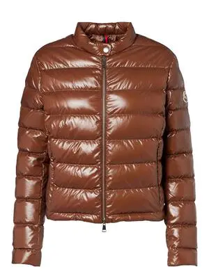 Moncler Papillon Down Jacket - Brown