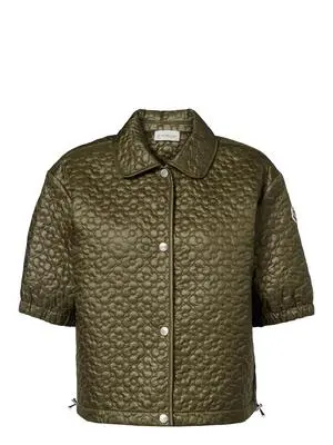 Moncler Cropped Jacket - Green
