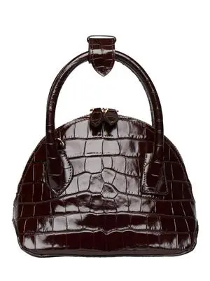 LIFFNER Mini Dome Bag - Dark Brown