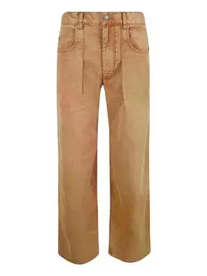 Isabel Marant Rodanya Pleated Trousers - Brown