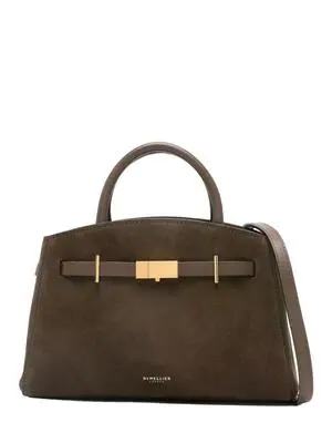 DEMELLIER Small Hudson Suede Tote Bag - Brown