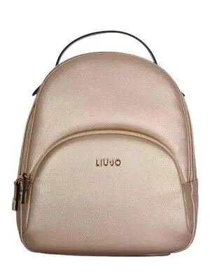 Liu Jo Backpack With Logo - Gold