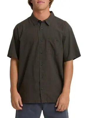 BILLABONG Victoria Short Sleeve Button-down Shirt - Graystone