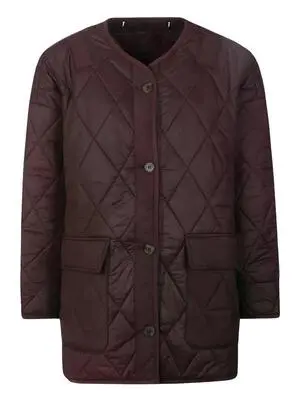 THE FRANKIE SHOP Teddy Quilted Jacket - Red