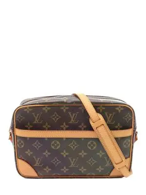 LOUIS VUITTON 2005 Monogram Trocadero 27 Crossbody Bag - Brown