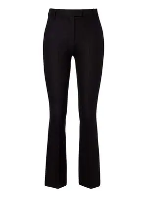 Max Mara Fatina Cropped Straight Pants - Black