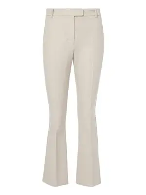 Max Mara S Max Mara Cropped Straight Leg Pants Beige