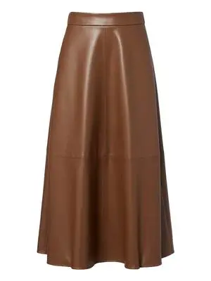 Max Mara Ninfa Paneled Midi Skirt - Brown