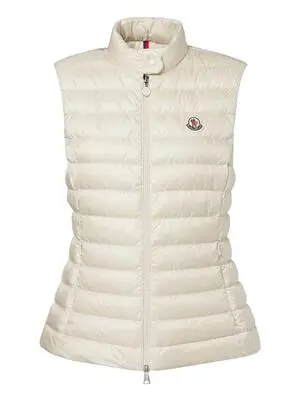 Moncler Logo Down Vest - White