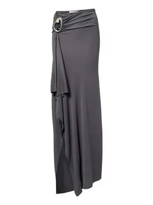 Christopher Esber Orica Embellished Jersey Maxi Skirt - Blue