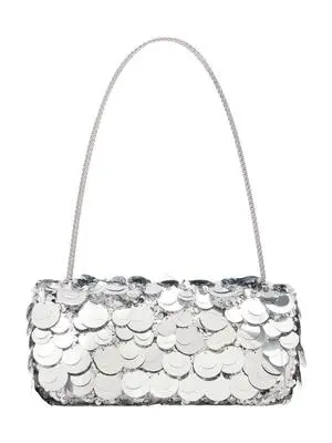 Rabanne Sparkle Sequin Shoulder Bag - Silver