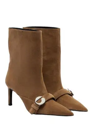 Coperni Suede Ankle Boots - Brown