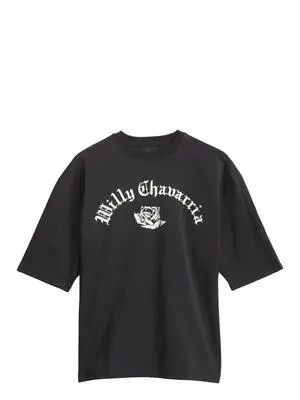 WILLY CHAVARRIA X Adidas Originals Logo T-shirt - Black