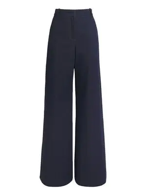 Veronica Beard Crue Wide-leg Trousers - Black