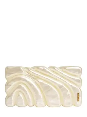 Cult Gaia Aura Clutch - Ivory